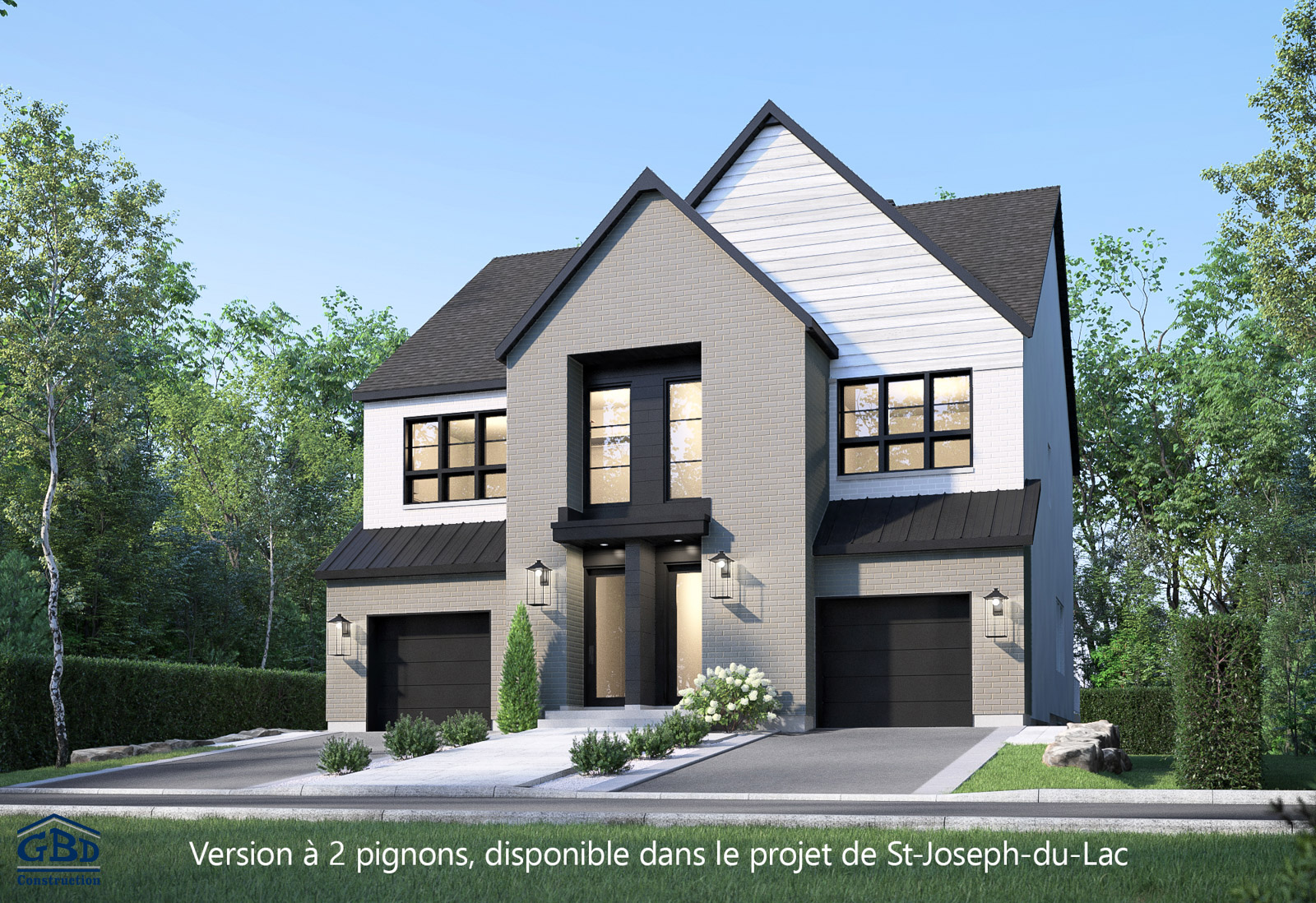 Peuplier - Maison neuve jumelée | GBD Construction